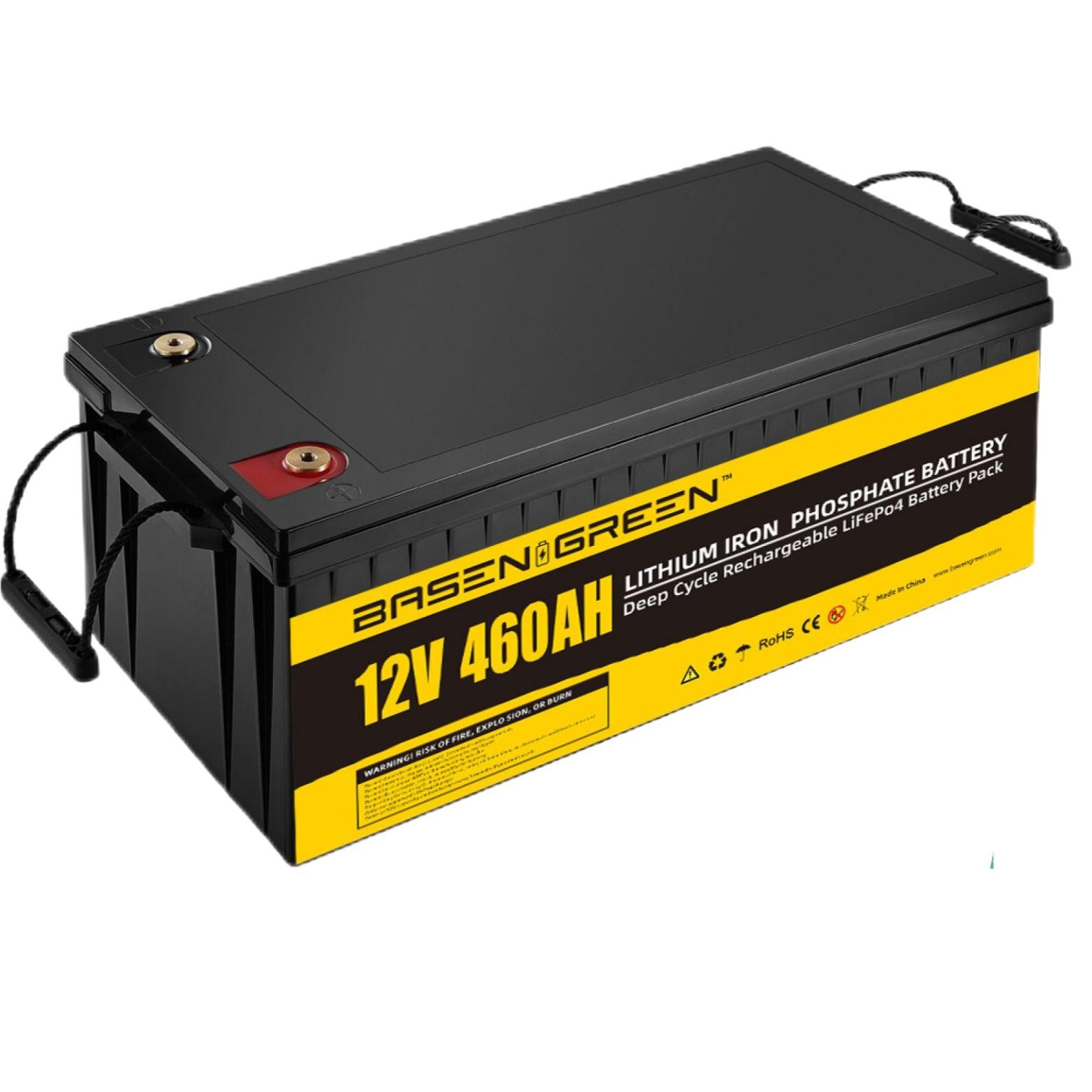 BG 12-460 12V(12.8V)460Ah LiFePO4 Battery Built-in 200A BMS