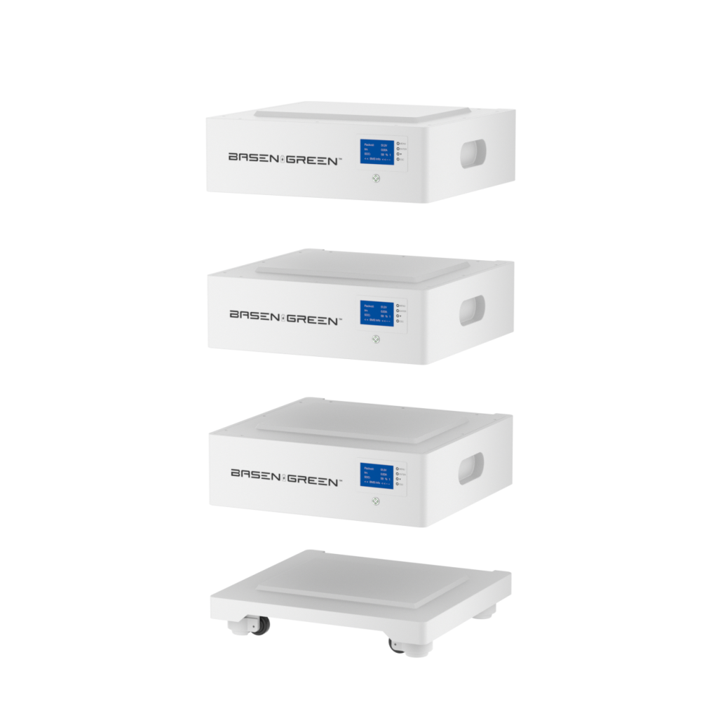 BR-BOX-LV 5KWH - Basengreen Flat Stacked 5kWh LFP Battery Small Size ...